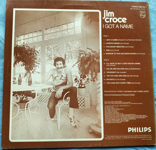 Jim Croce - I Got a Name (1973) LP = als nieuw, Jim Croce | Muziek ...
