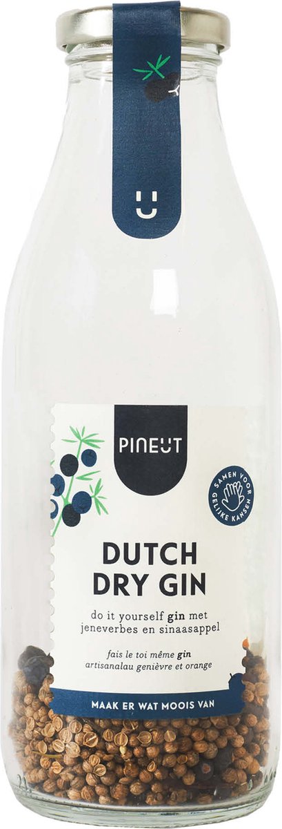 Pineut ® Mix voor Gin Tonic Cocktail - Dutch Dry - Gin Tonic mix ...