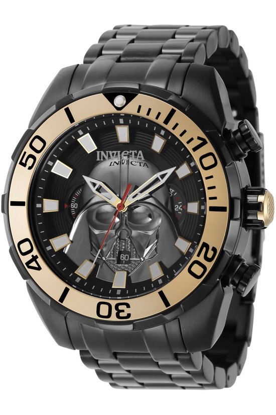 Invicta Star Wars - Darth Vader 43581 Quartz Herenhorloge - 50mm | bol
