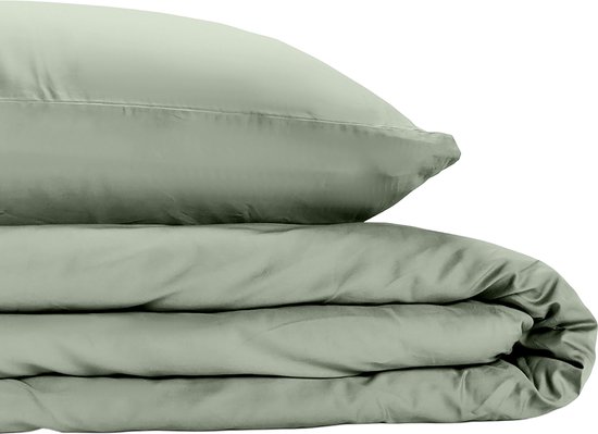 Wocha Dekbedovertrek Set - 100% Katoen Satijn (300TC) - 200x200/220 ...