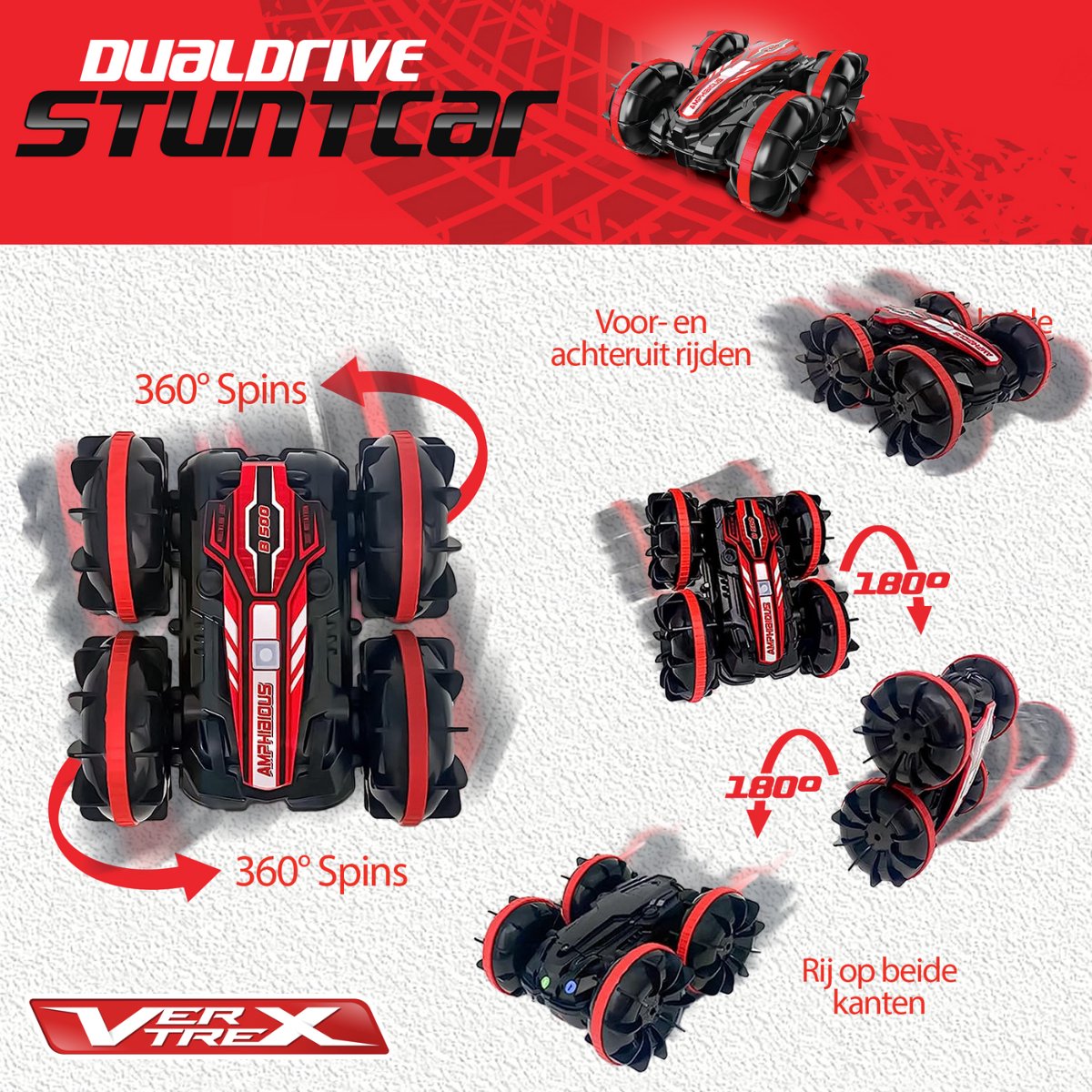 VERTREX RC Bestuurbare Auto - Afstandsbestuurbare Auto - Race Auto Radiografisch -... | bol