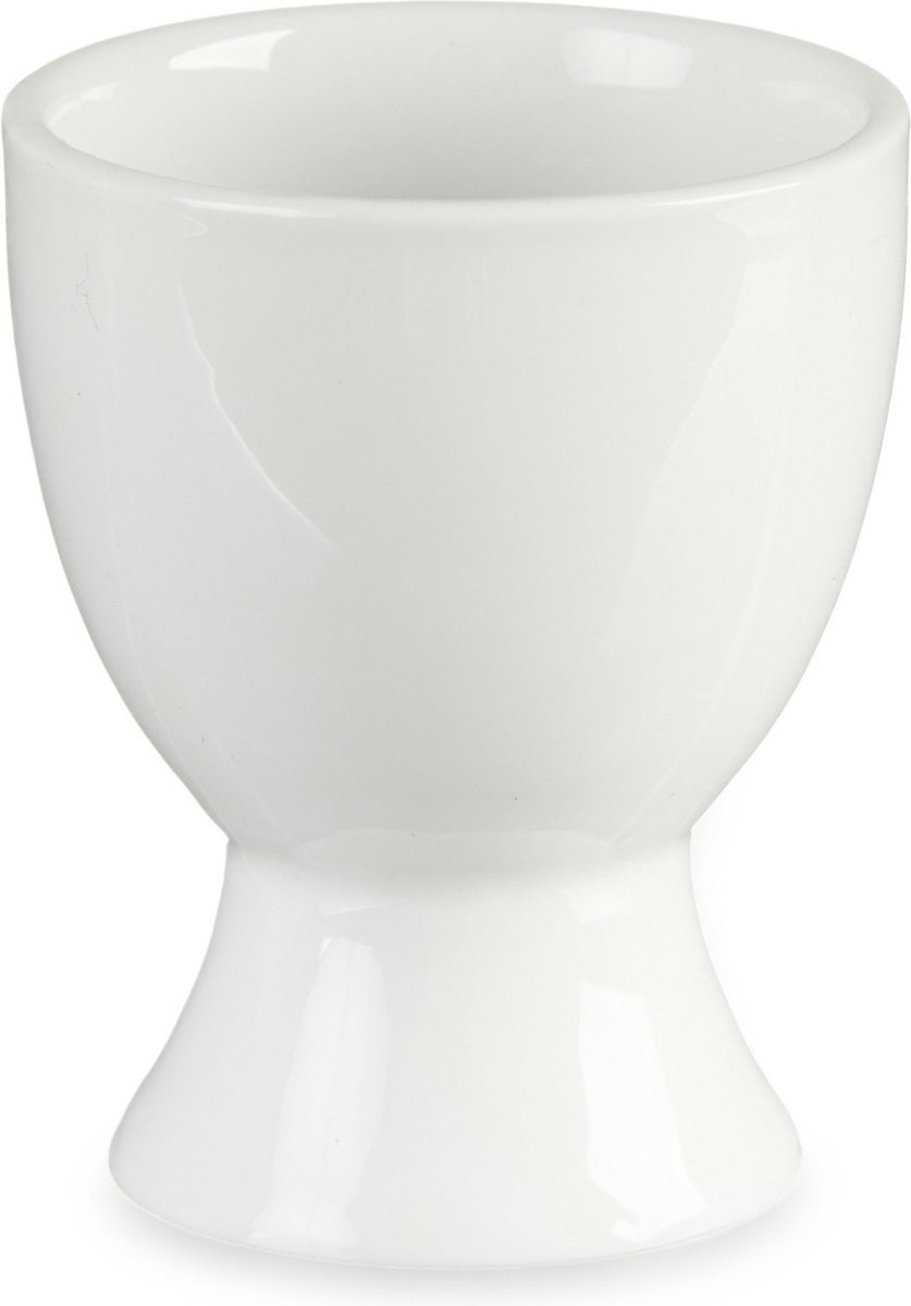 Eierdopjes – Eierdop – Set van 6 Stuks – Eierhouder – Porselein – Wit | bol
