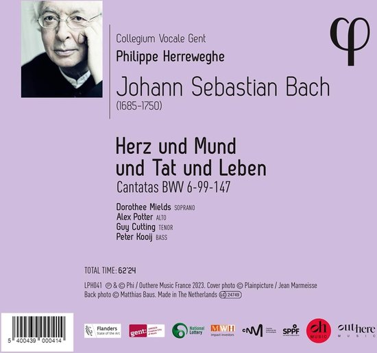 Collegium Vocale Gent, Philippe Herreweghe - J.S. Bach: Herz Und Mund Und Tat Und... | bol