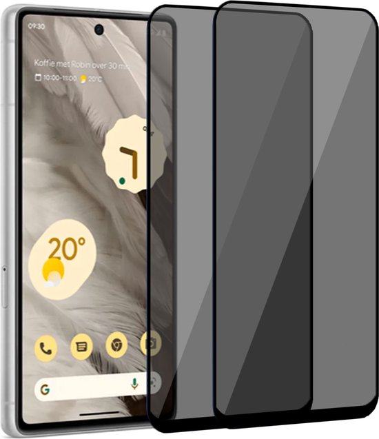 2x Google Pixel 7 Pro Privacy Screenprotector - Privé Beschermglas ...