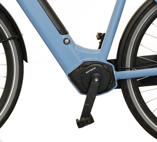 Avon N7 Elektrische Damesfiets 28 Inch Middenmotor Mat Blauw Gratis ...