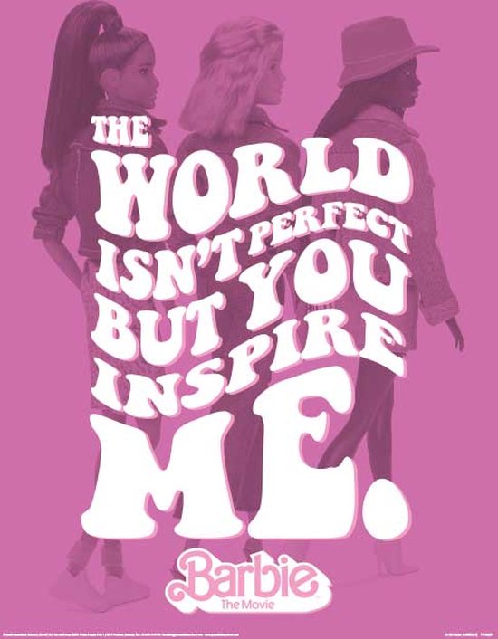 Barbie Movie Girls Night Art Print 30x40cm | Poster | bol