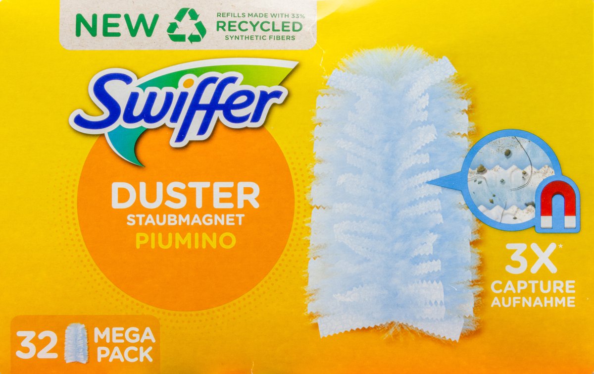 Swiffer Duster Navul Stofdoekjes Mega Pack - 32 Stuks | bol
