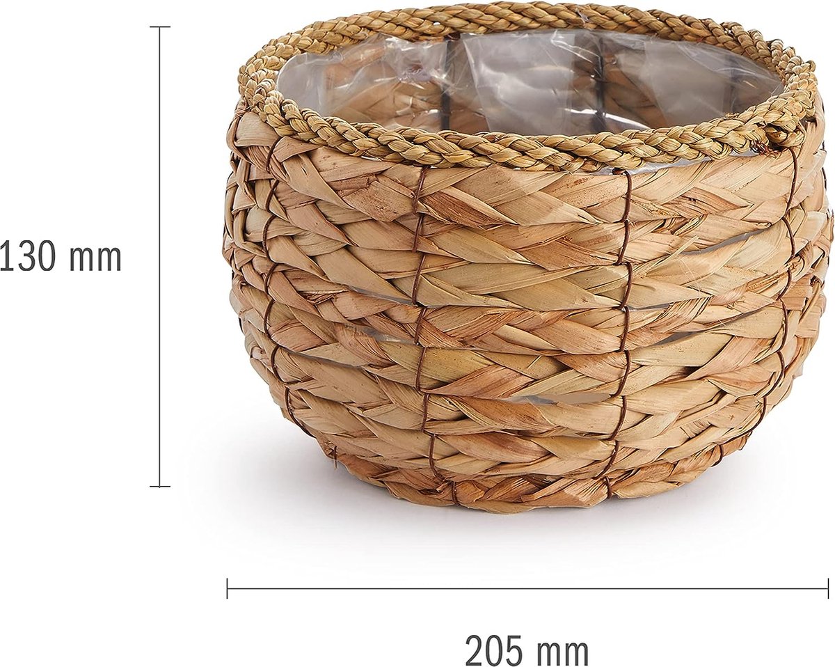 Bloempot Sierbloempot Groot Bloemenbak Binnenkant Plantenpot Set Mand ...