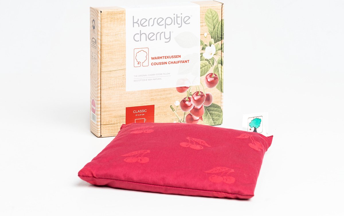 Kersepitje Classic - Vierkant Kersenpitkussen - The ONLY Original | bol.com