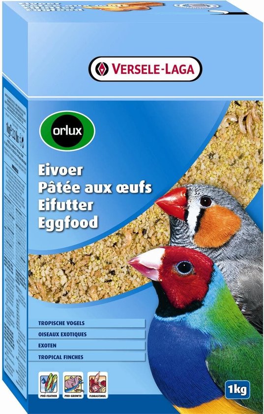 Gold Crumble Tropische Vogels 1 kilo - Orlux Eivoer droog tropische vogels - Eivoer... | bol