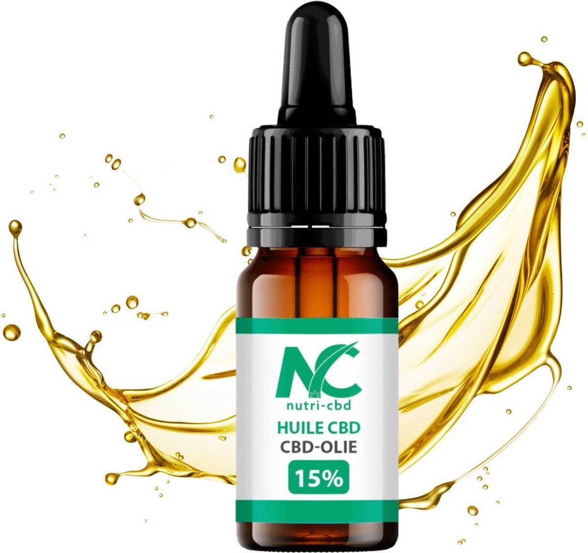 CBD olie 15% breed spectrum zonder THC | bol.com