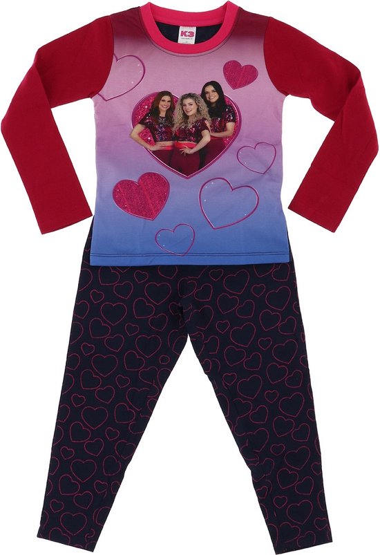 K3 Pyjama Hartjes Maat 110-116 - K3 Slaapkamer - K3 nachtkleding ...