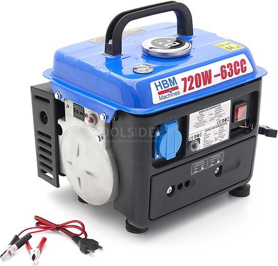 HBM 720 Watt Generator, Aggregaat Met 63 cc Benzinemotor, 230 V | bol
