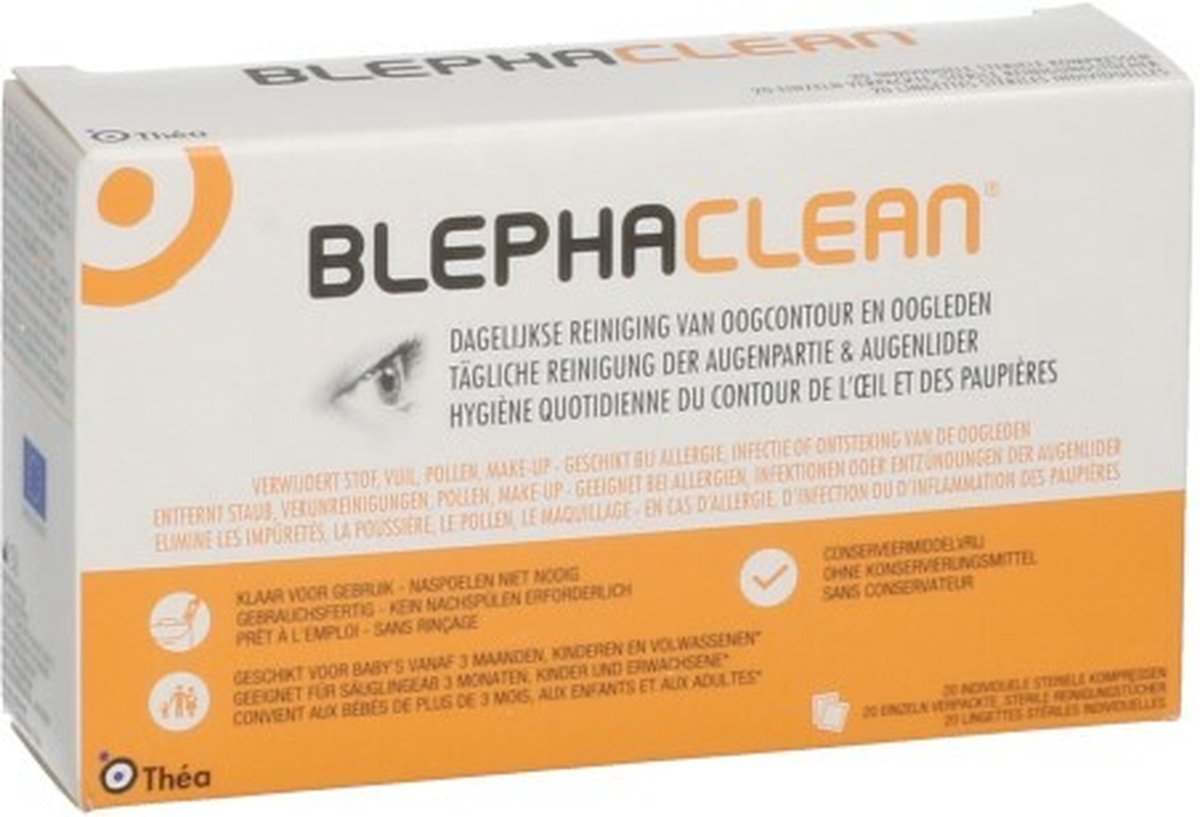 Blephaclean steriele compres 20 st | bol