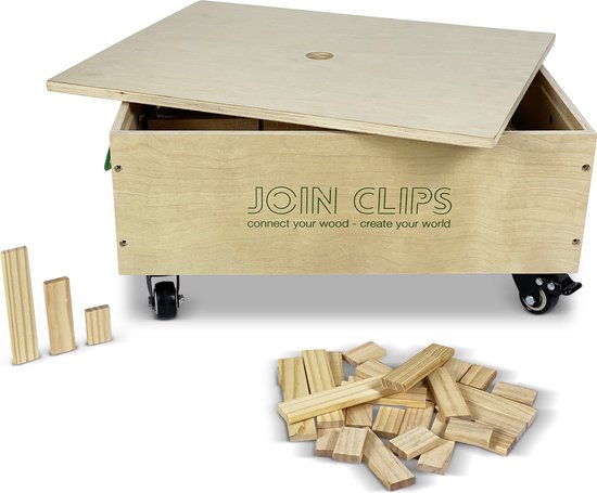 JOIN CLIPS Uitbreidingsset van Basis set 500 Bouwplanken Pro | bol