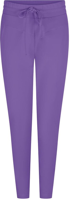 Zoso Broek Amber Travel Pant 234 0044 Purple Dames Maat - XXL | bol