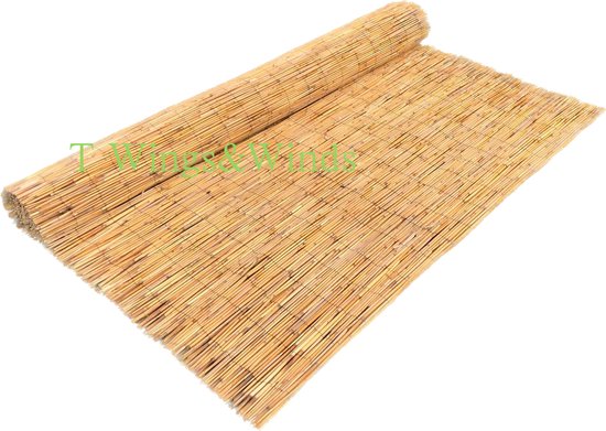 Riet Mat op 600x200cm- tuinscherm-rieten privacyscherm | bol
