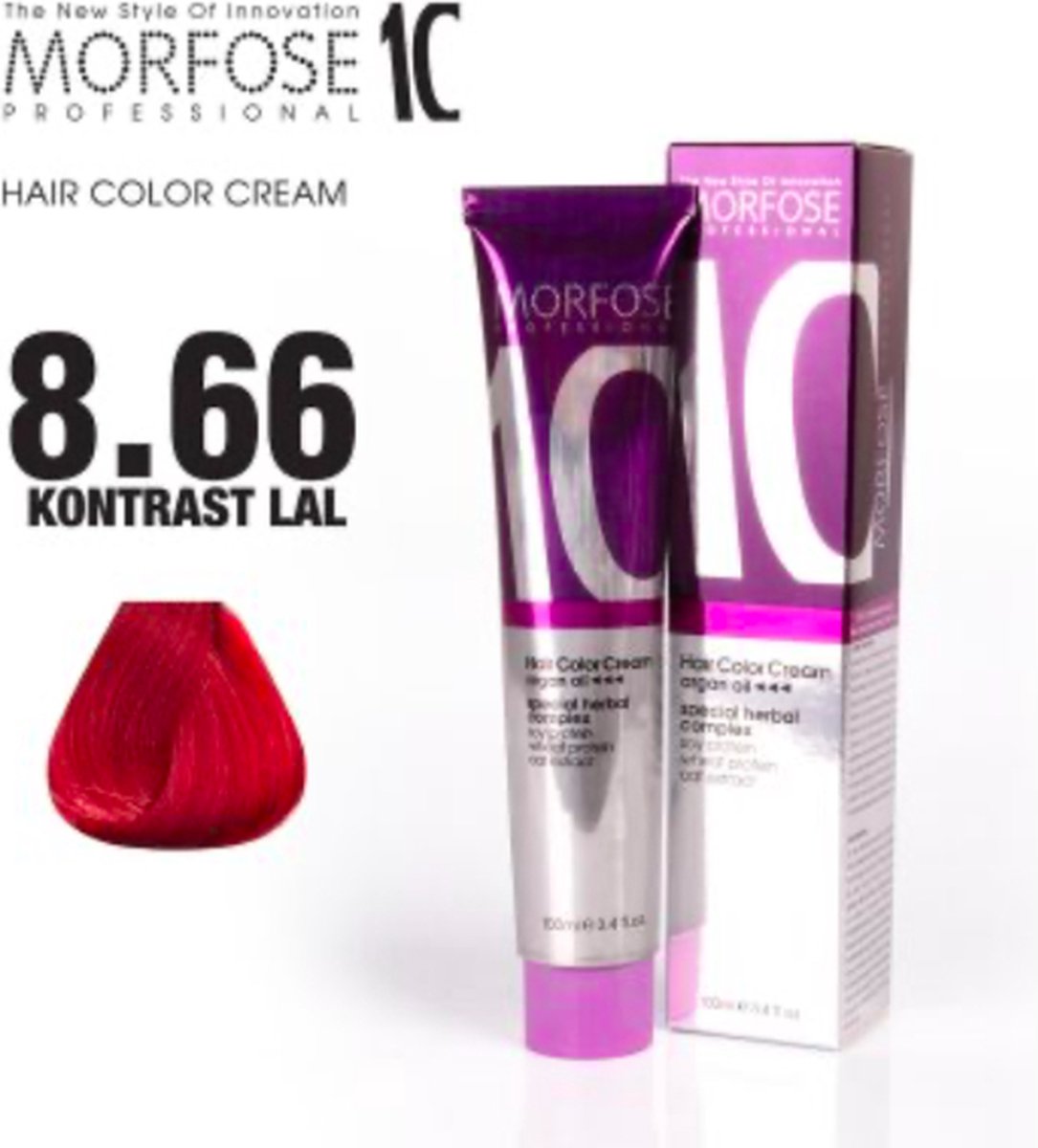 Morfose Color Cream 8.66 Contrast Garnet 100ml | bol