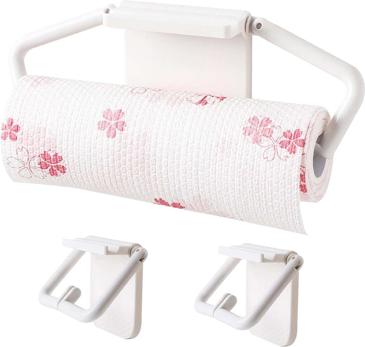 Keukenrolhouder, papierrolhouder, wandrolhouder, vershoudfoliehouder, 2 ...