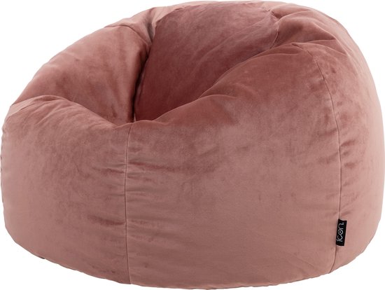 icon “Aurora” Klassieke Fluwelen Zitzak, Oud roze, Zitzakstoel ...