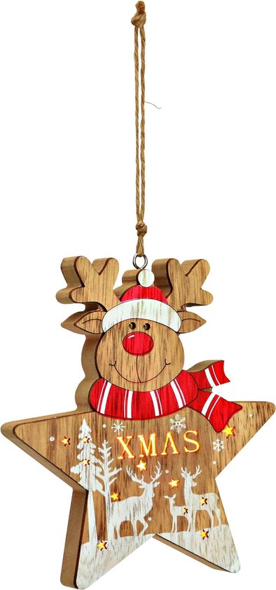 Kerst - Kerstdagen - Kerstmis - Feestdagen - Hanger Rendier met ...