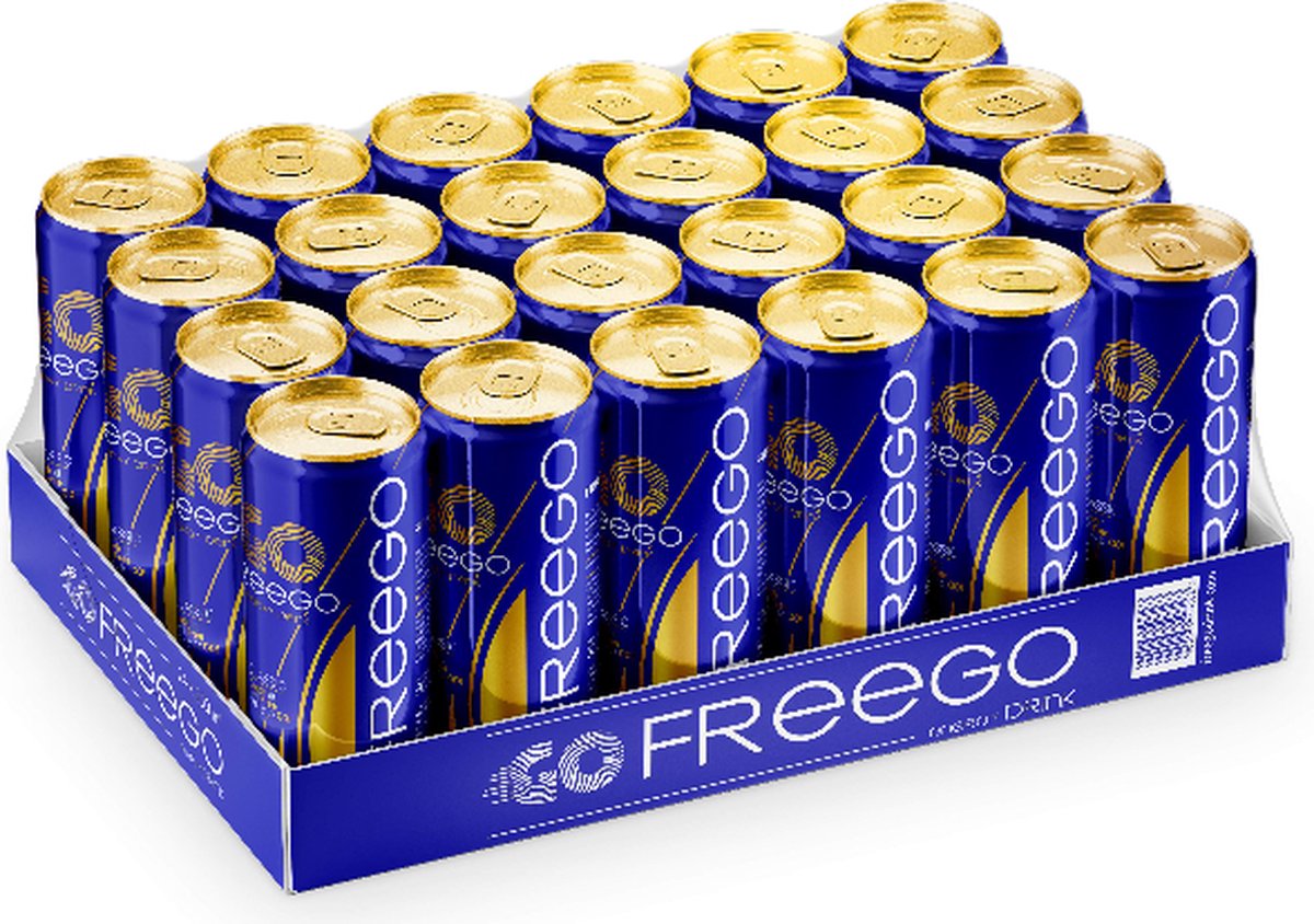 Freego - Classic Energy Drink - 0,25L - 24 blikken | bol
