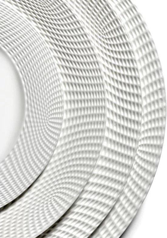 Serax Ann Van Hoey Nido assiette plate D18cm porcelaine blanche | bol