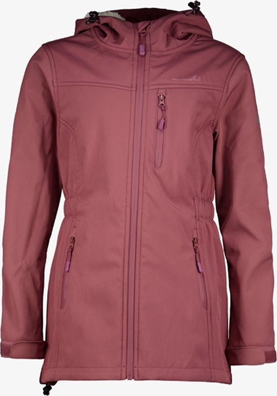 Mountain Peak kinder softshell parka jas oudroze - Maat 134/140 ...