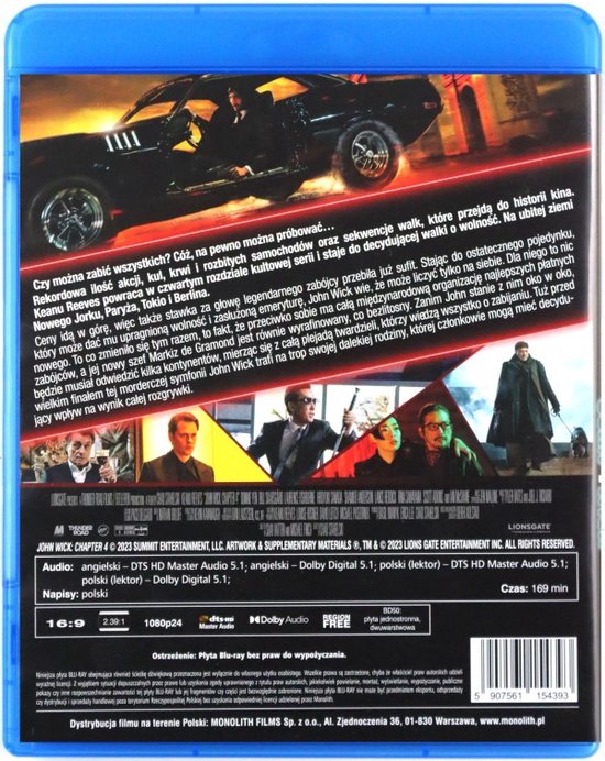 John Wick: Chapter 4 [Blu-Ray] (Blu-ray), Lance Reddick | Dvd's | bol.com