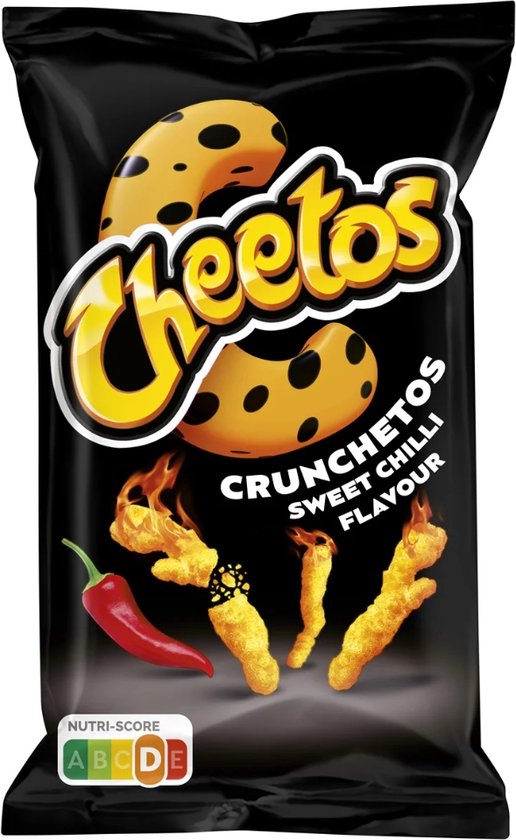 Cheetos Crunchetos Sweet Chili Chips - 12 x 110 gram | bol