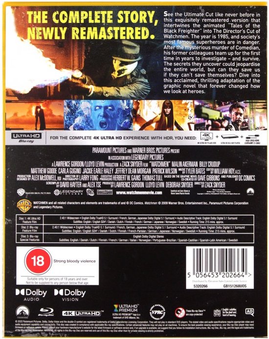 Watchmen: The Ultimate Cut, Jackie Earle Haley | Dvd's | bol