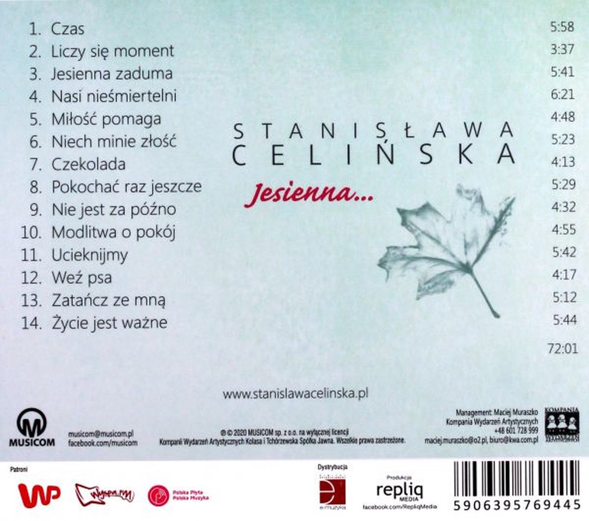 Stanisława Celińska: Jesienna [CD], Stanislawa Celinska | CD (album ...