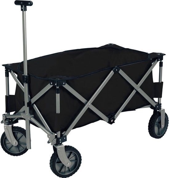 Opvouwbare Bolderkar - Zwart - 90 x 49 x 58 cm | bol