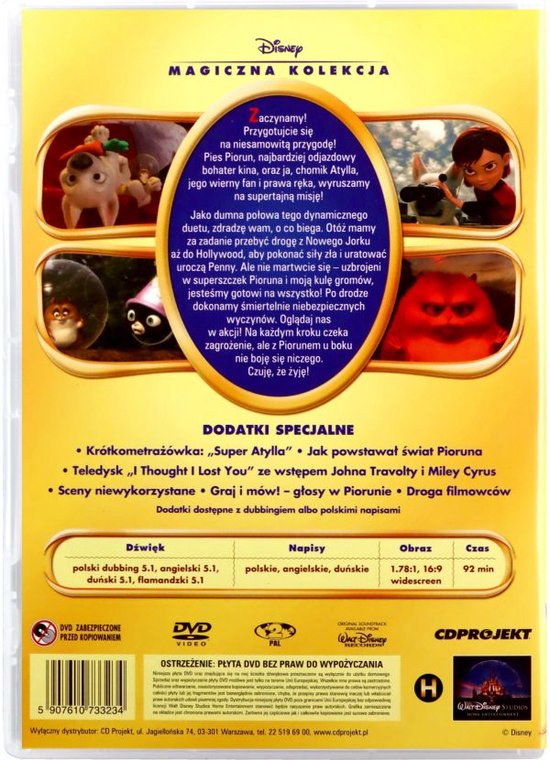 Bolt [DVD] (Dvd), Miley Cyrus | Dvd's | bol