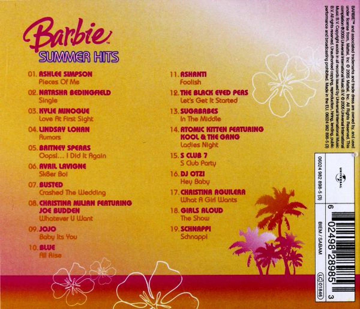Barbie Summer Hits, Natasha Bedingfield | CD (album) | Muziek | bol