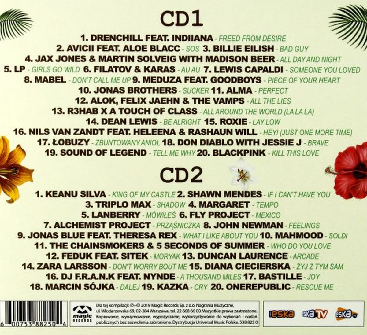 Hity Na Czasie Lato 2019 [2CD], Avicii | CD (album) | Muziek | bol