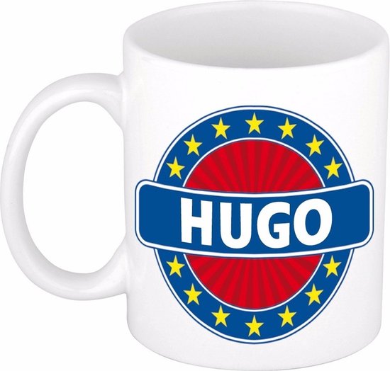 Hugo naam koffie mok / beker 300 ml - namen mokken | bol