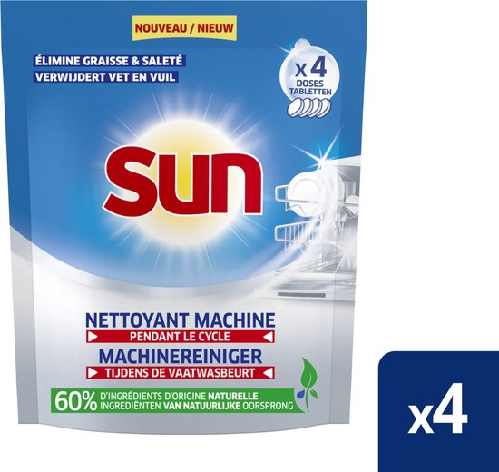 Sun - Optimum - Machinereiniger voor vaatwasser - Versterkte ...