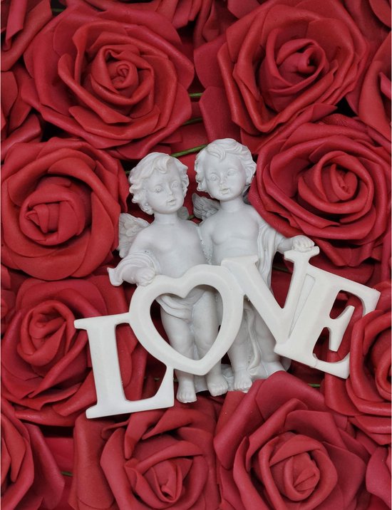 Roos Cadeau Doos Engel Love letters | Love letters beeldje | Cadeau ...
