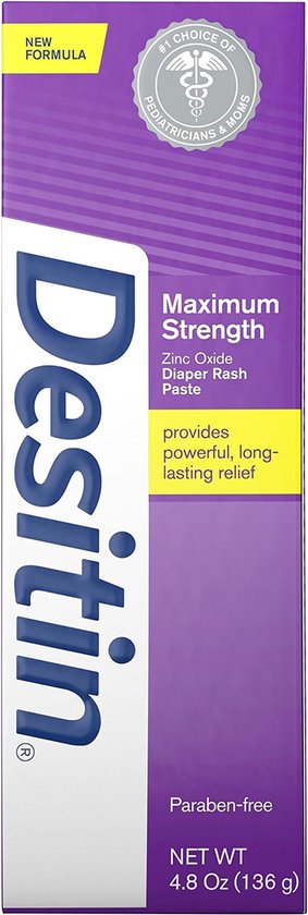 Desitin Maximum Strength Baby Diaper Rash Cream - 136g | bol