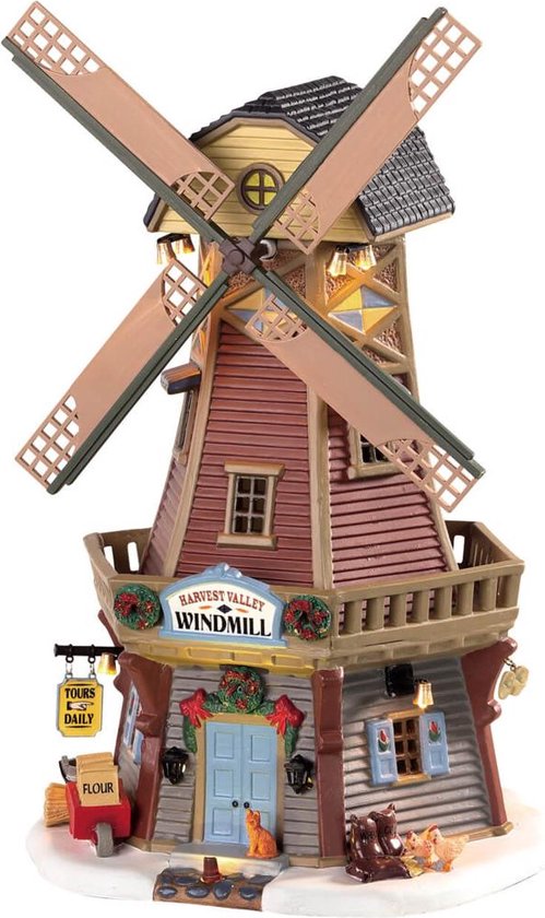 Lemax - Harvest Valley Windmill - With 4.5v Adaptor - Kersthuisjes ...