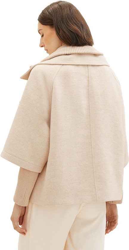 Tom Tailor 1038677 Veste Cape Beige S Femme | bol