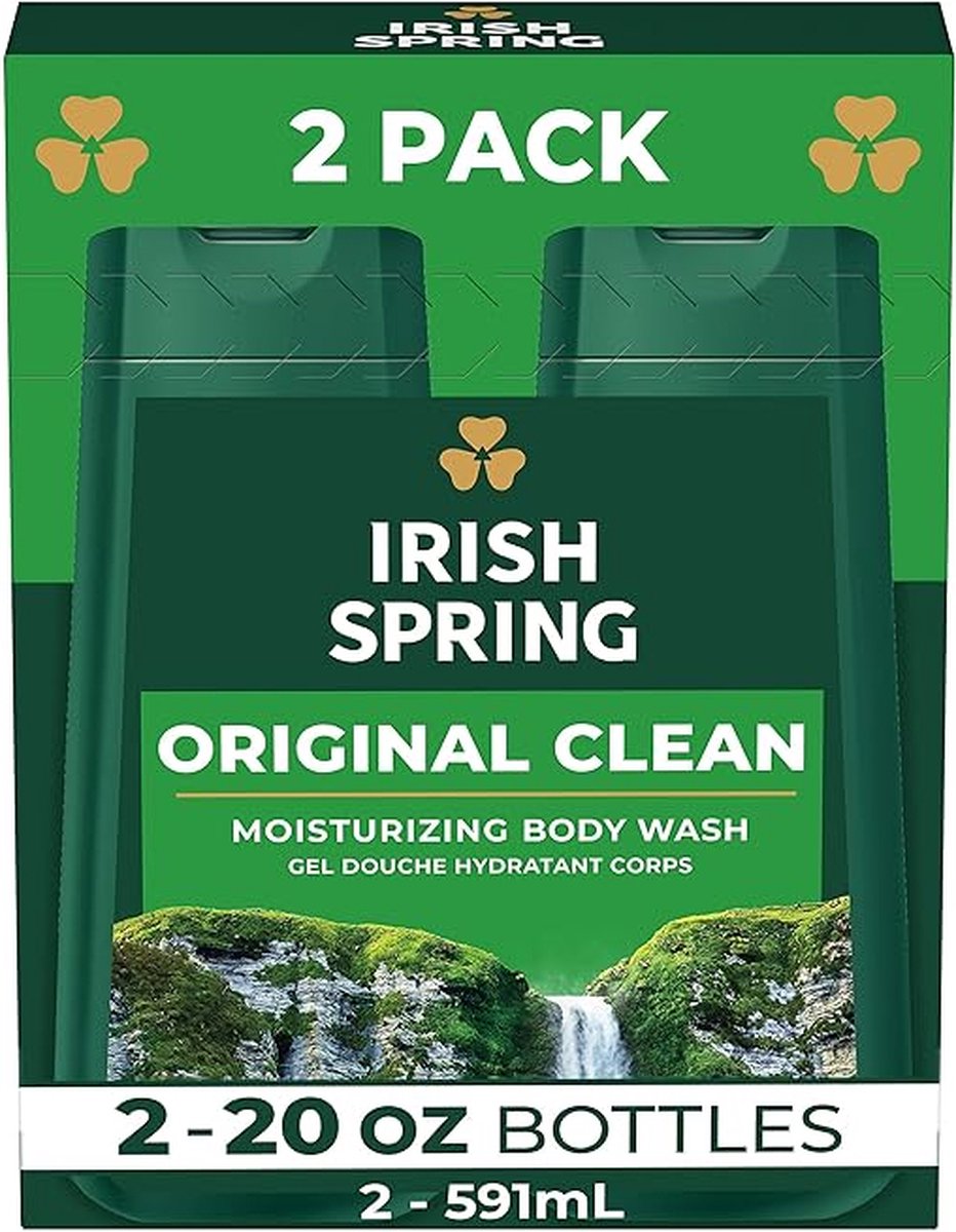 Irish Spring Original Clean Body Wash - 100 ml - Nettoyant ...