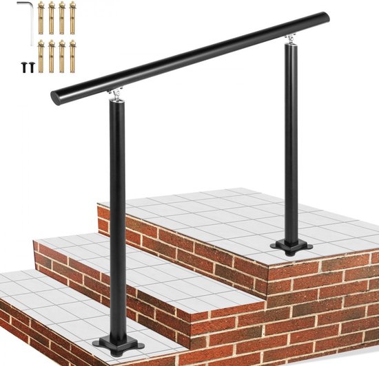 Balustrade Trap Trapleuning Wrought Iron Railing Section Open Eisen ...