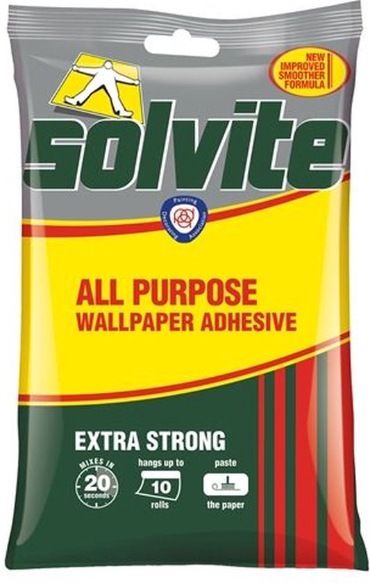 Solvite Universele behanglijm 185g - 10 rollen | bol