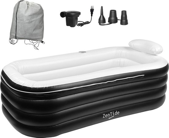 ZenTide Opblaasbaar Ligbad - Ijsbad - Dompelbad - Opvouwbaar Bad ...