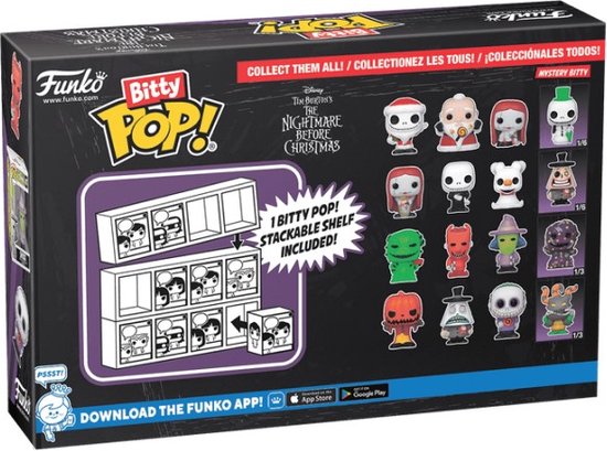 Funko Bitty Pop: Disney Nightmare Before Christmas Series 4 - Santa ...