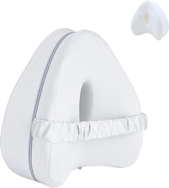 Orthopedisch beenkussen. Zijslapers kniekussen. Ergonomisch ...