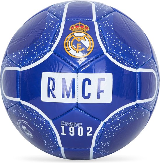 Real Madrid 'RMCF' Voetbal - Maat 5 - Officiële Real Madrid Bal - Blauw ...