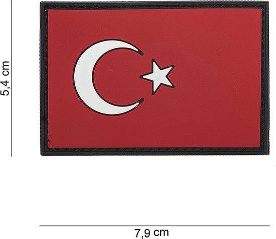 Embleem 3D PVC Turkije | bol.com